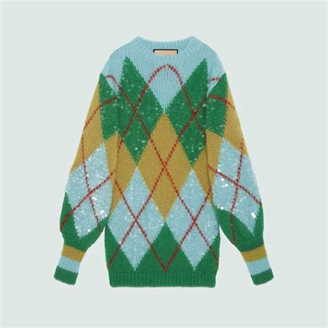 Multicolour Mohair And Sequin Sweater GUCCI UK