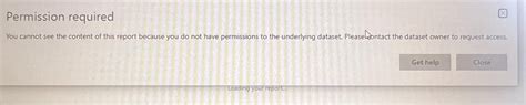 Permission Required Error Rpowerbi