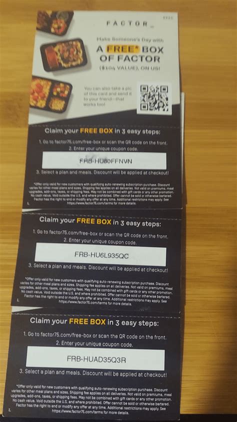 Three Box Codes Rfactor75