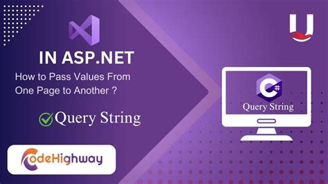 How To Pass Values Between Pages In Aspnet Query String Youtube