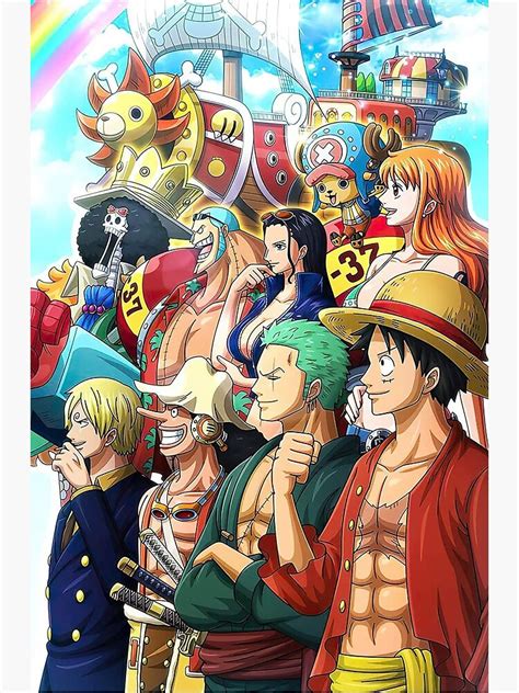 One Piece Characters Poster Premium Matte Vertical Poster Sold By