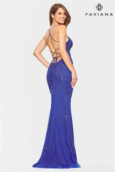 Faviana S10634 Formal Prom Dresses Long Fitted Prom Dresses Long