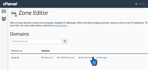 Update Cara Setting Mx Record Melalui Cpanel Idcloudhost