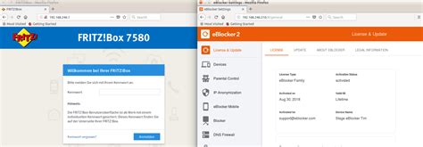 Eblocker Individual Network Setting