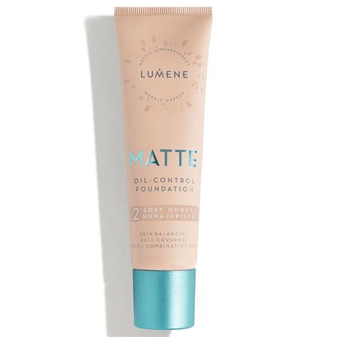 Фон дьо тен Lumene Matte Oil-control Foundation, Веган, Матиращ, 30мл ...