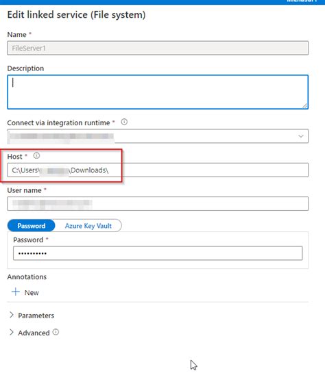 etl azure data factory denied delete file on vm with delete task