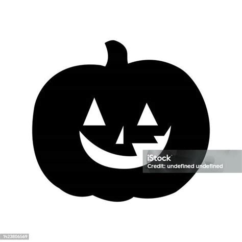 Ilustración De Icono De Calabaza Para Halloween Sonrisa Siniestra