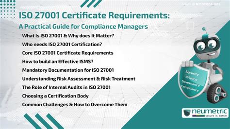 Iso 27001 Certificate Requirements A Practical Guide For Compliance Managers