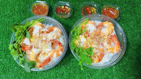 ข้าวกุ้งแกะ ตามสั่ง กับแกล้ม ทะเลเผา ข้าวคลุกน้ำปลา สั่งอาหารเดลิเวอ