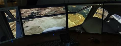 Triple Screen Setup Super Difficult Install Performance And Graphics Microsoft Flight