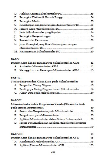 Buku Mikrokontroler Konsep Pemrograman Dan Aplikasi