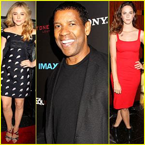Chloe Moretz Denzel Washington Bring The Equalizer To Nyc Chloe Moretz Kaya Scodelario