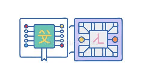 Microchip Connection Digital Processing Vector Vector Design Generative Ai Stock Vector