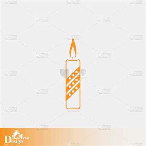 燃烧的蜡烛图标
