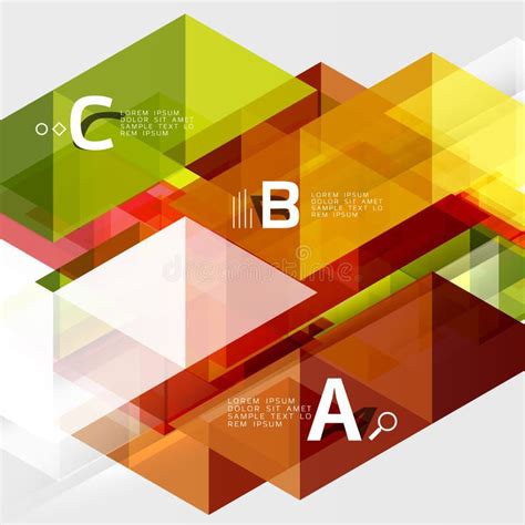 Vector Triangle Composition Stock Vector Illustration Of Color Composition 84730607