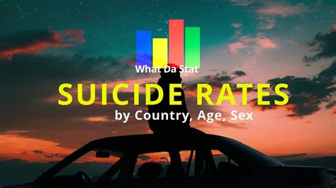 Suicide Rates By Country Age Sex Since 1990 Youtube
