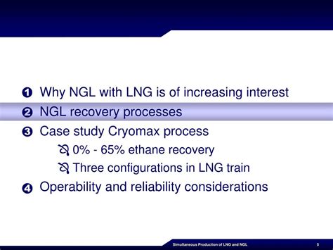 Ppt Simultaneous Production Of Lng And Ngl Powerpoint Presentation