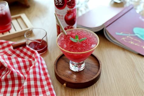 청정원 홍초 석류 슬러시 만들기 건강음료 레시피 네이버 블로그