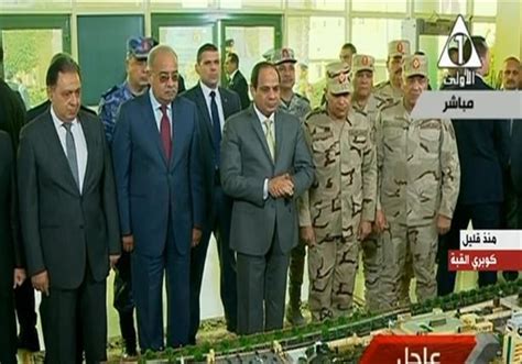 السيسي يستمع لشرح تفصيلي عن إمكانيات المجمع الطبي للقوات الم مصراوى