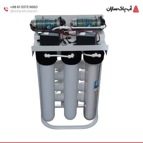 دستگاه تصفیه آب نیمه صنعتی 400 گالن آب پاک سازان