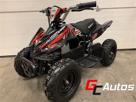 Gcautos Quad Python Electrique 800w De 4 A 6 Ans Rouge