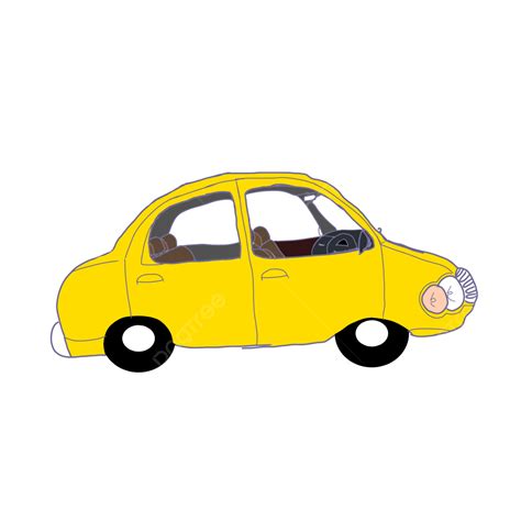 노란 차 일러스트 차 작은 알고 계십니까 자동차 클립 아트 Png 일러스트 및 Psd 이미지 무료 다운로드 Pngtree