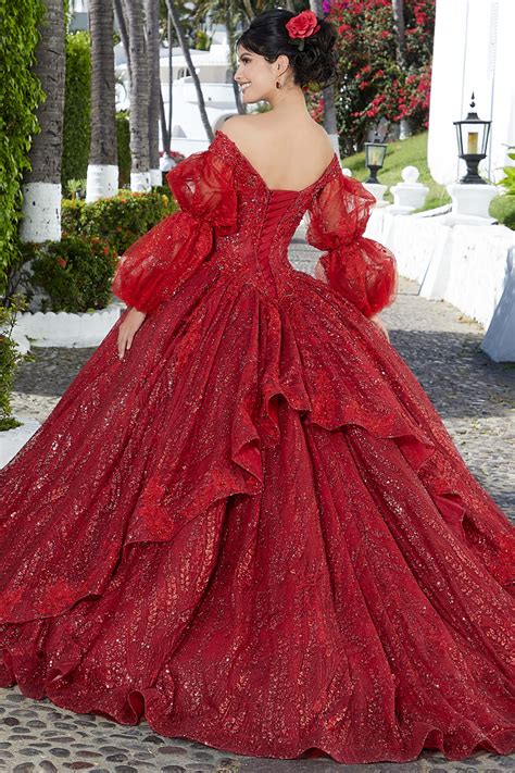 Glitter Tulle Quince Dress Vizcaya By Morilee 89361