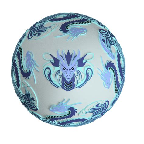 3d Printable Sea Serpent Dragon Egg Embossed And Debossed Free With