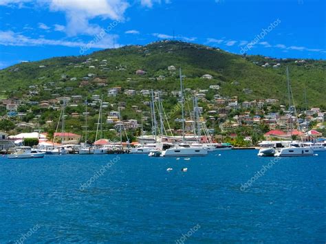St Thomas USVI Vista De La Costa Verde En Una De Las Islas V Rgenes