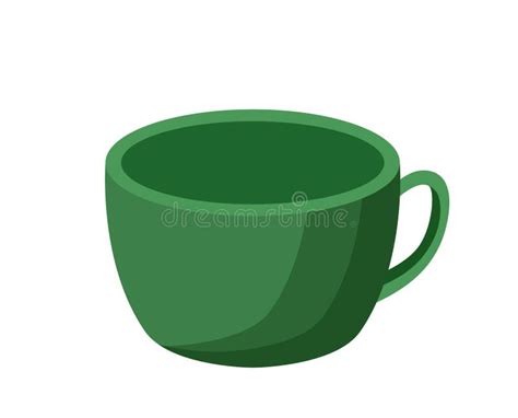 Pictogram Groen Kopje Vector Illustratie Illustration Of Punt 257857805