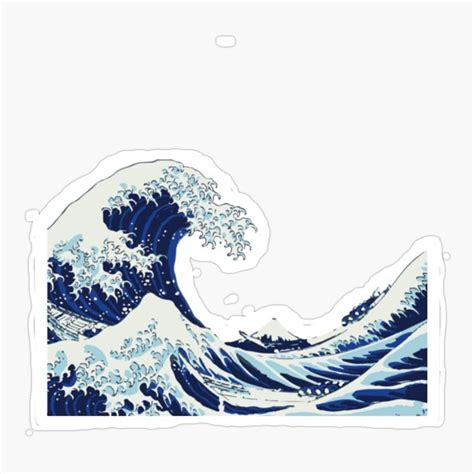 Onim A Simple Cute Aesthetic Wave Sticker Sticker Phone Decal Water