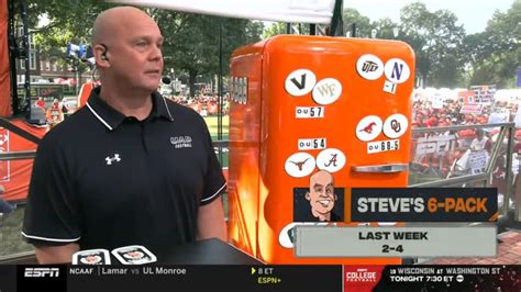 Stanford Steve Six Pac Picks On Espn Gameday Week 2