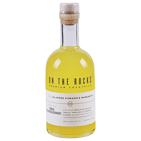 On The Rocks Jalapeno Pineapple Margarita 375 Ml Applejack