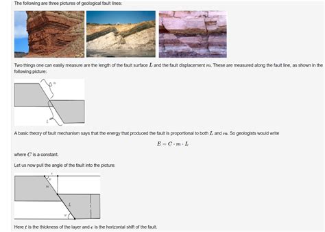 Solved The Following Are Three Pictures Of Geological Fault Chegg Com