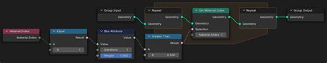 Refining Material Assignment In Blender Geometry Nodes Based On