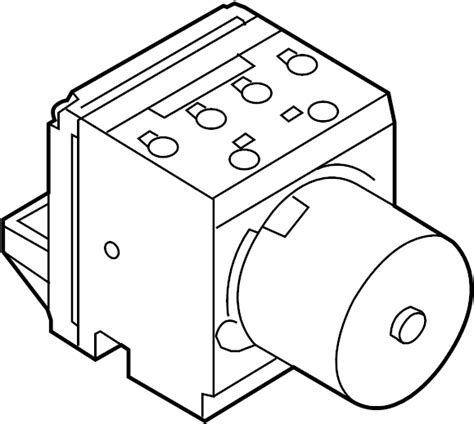 Volkswagen Passat Wagon Abs Control Unit Abs Hydraulic Assembly