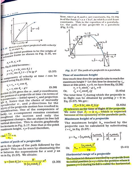 Projectile Time Of Maximum Height Pdf