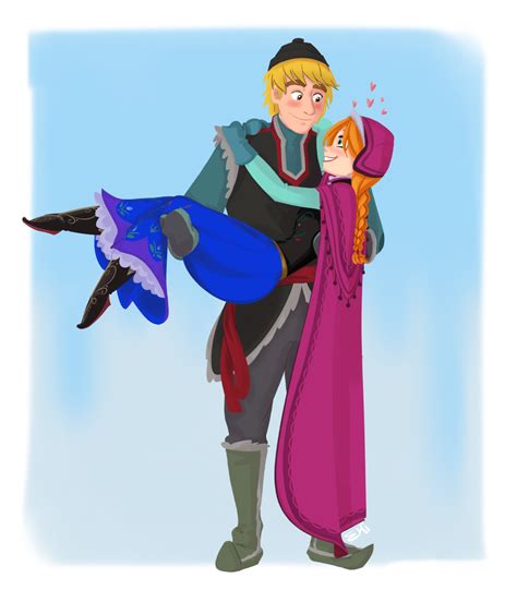 Anna And Kristoff Frozen Fan Art Fanpop