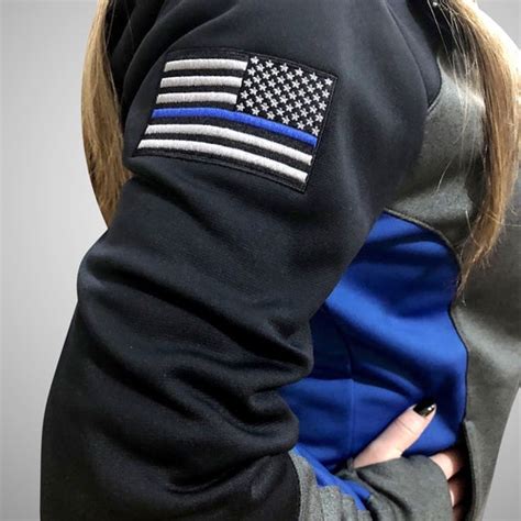 Police Dog Paw Print Thin Blue Line American Flag K 9 Etsy
