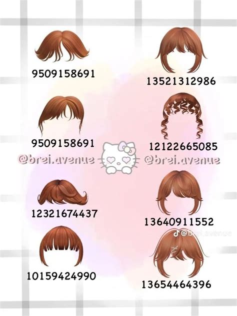 Ginger Code Bangs Roblox 💖🤟🏻 Cabelo Loiro Bonito Preto E Loiro Loja
