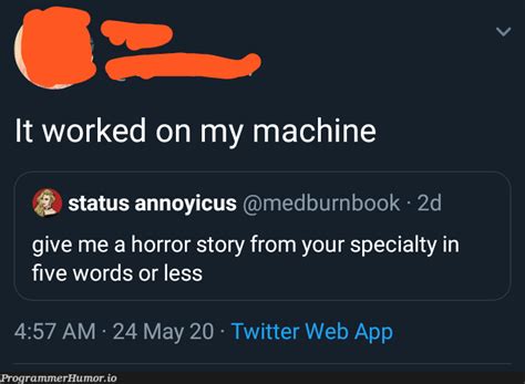 Scary Af Programmerhumor Io
