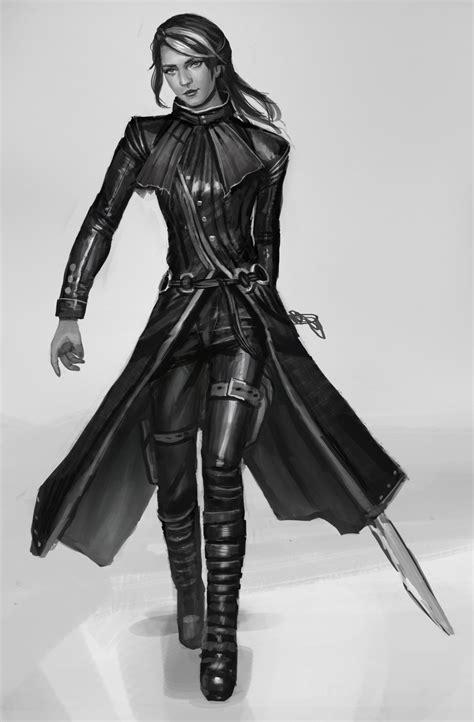 Leather Girl 1 By Timkongart On DeviantArt