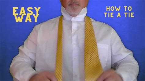 Easy Way To Tie A Tie Very Simple For Beginners Youtube