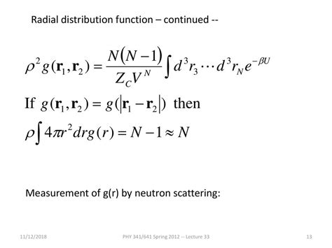 PHY 341/641 Thermodynamics and Statistical Physics Lecture ppt download