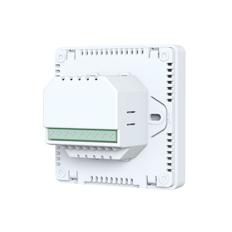 E Top New Arrival Ec Fan Coil Hvac Thermostat With Rs485 Modbus Keycard External Sensor