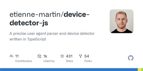 Github Etienne Martindevice Detector Js A Precise User Agent Parser