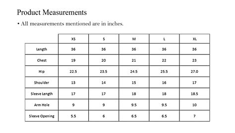 Nimr Size Chart Mishkaa