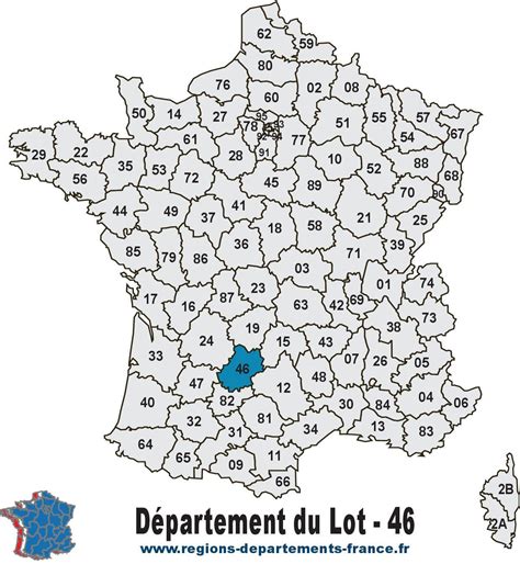 Département 46 Le Lot Carte Région Localisation Et Départements