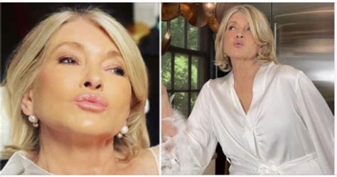 81 Year Old Martha Stewart Posing Scandalous Photos On Social Media Has