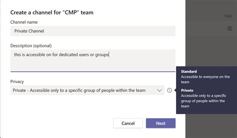 Private Channels In Microsoft Teams